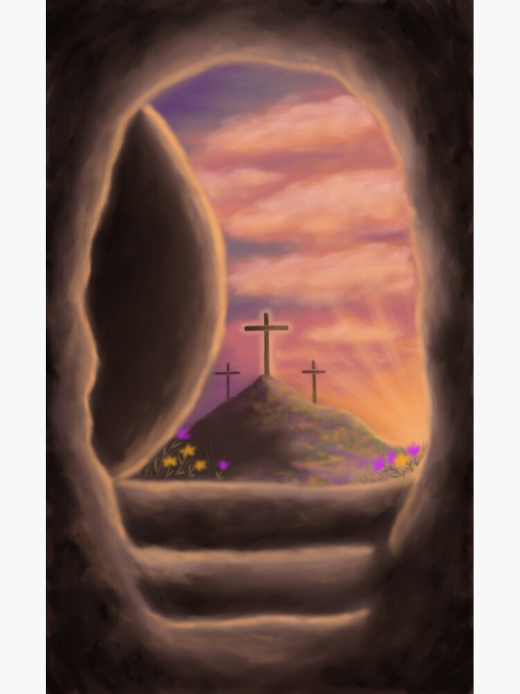 "The Resurrection" Sticker for Sale by gingerchan | Redbubble