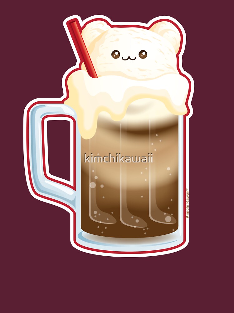 "Cute Root Beer Float Ice Cream Bear" T-shirt by kimchikawaii | Redbubble
