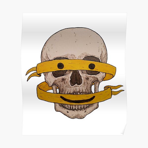 "Just Keep Smiling (no background)" Poster for Sale by PerryTheTurtle ...