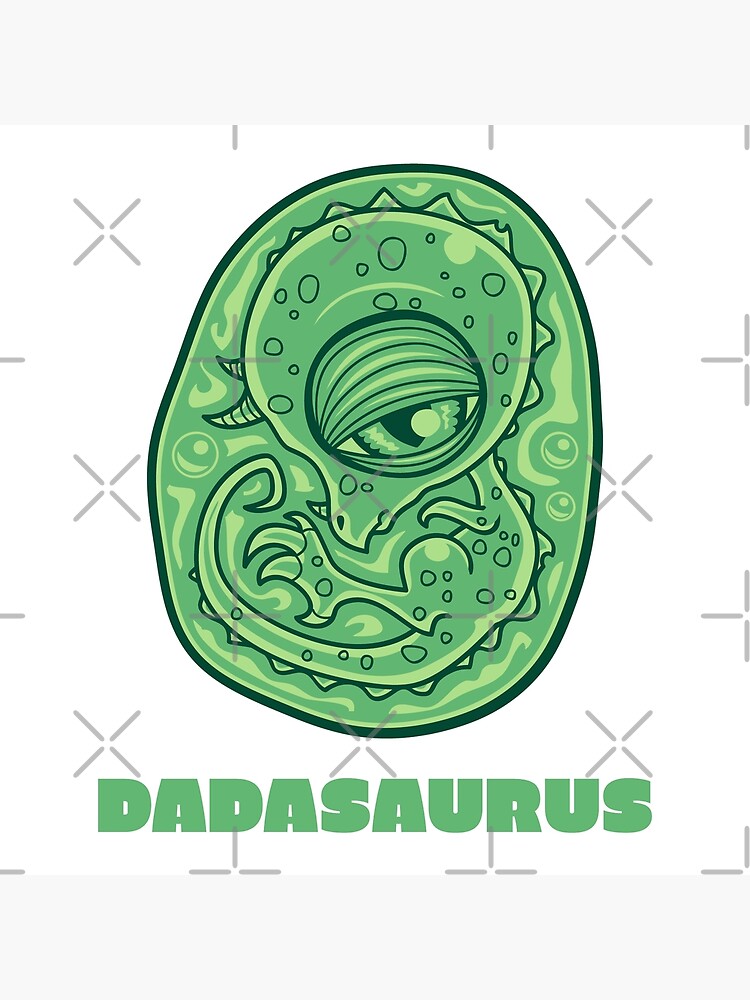 Lámina fotográfica «Dadasaurus Father Dinosaur Best Dad, Daddy Dino ...