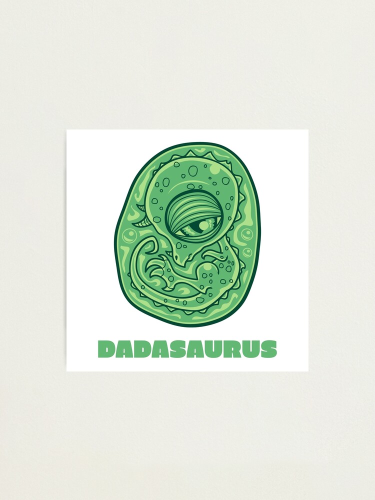 Lámina fotográfica «Dadasaurus Father Dinosaur Best Dad, Daddy Dino ...