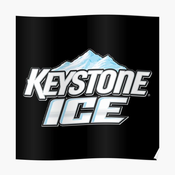 "keystone ice merch" Poster for Sale by statusterkirim | Redbubble