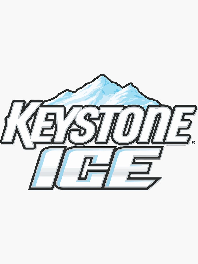 "keystone ice merch" Sticker by statusterkirim | Redbubble