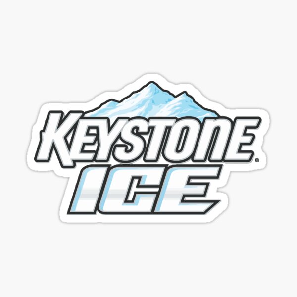"keystone ice merch" Sticker by statusterkirim | Redbubble