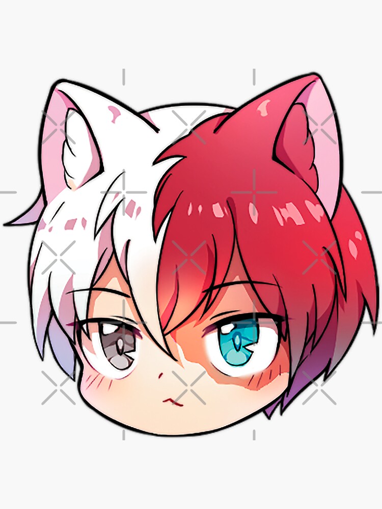 Pegatina «Shoto Todoroki Fox» de Septionisme | Redbubble