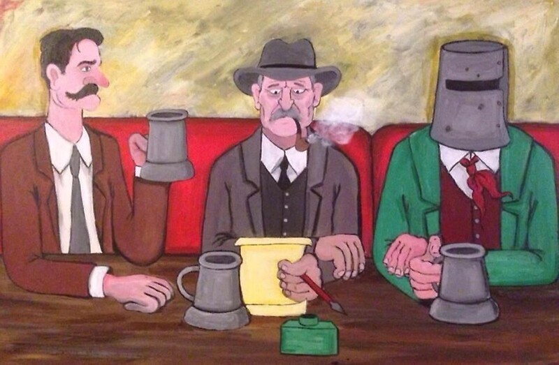 "THE PISSPOT, THE POET AND THE OUTLAW" by Dylan McIntosh Art | Redbubble