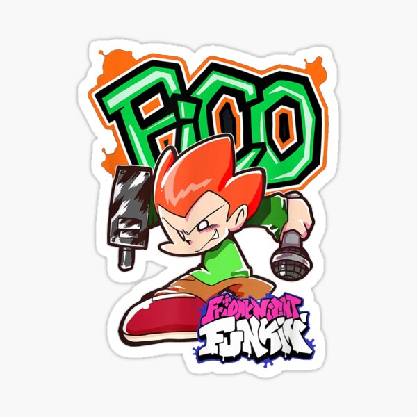 "Friday Night Funkin Pico Art" Sticker by VipDreams | Redbubble