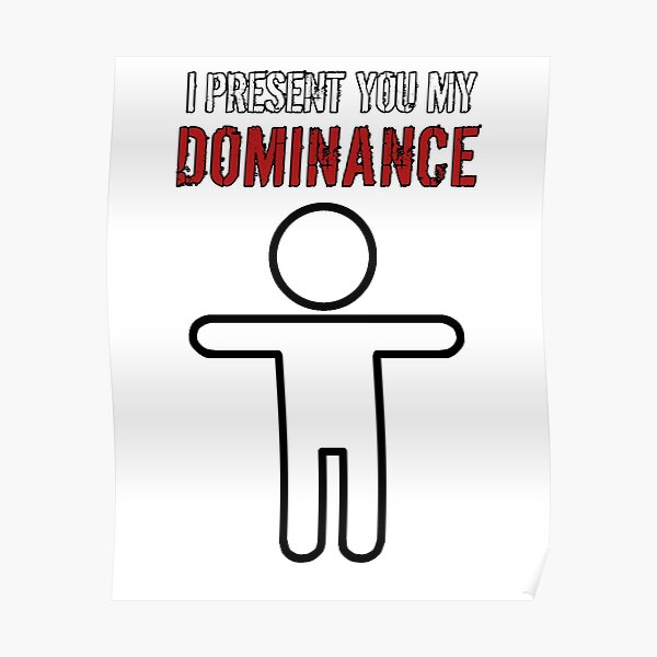 "T-pose DOMINANCE" Poster for Sale by R2-Play | Redbubble