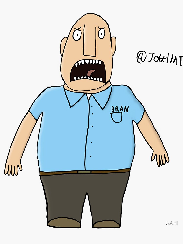 "BRAN (Tim Lockwood)" Sticker for Sale by Jobel | Redbubble