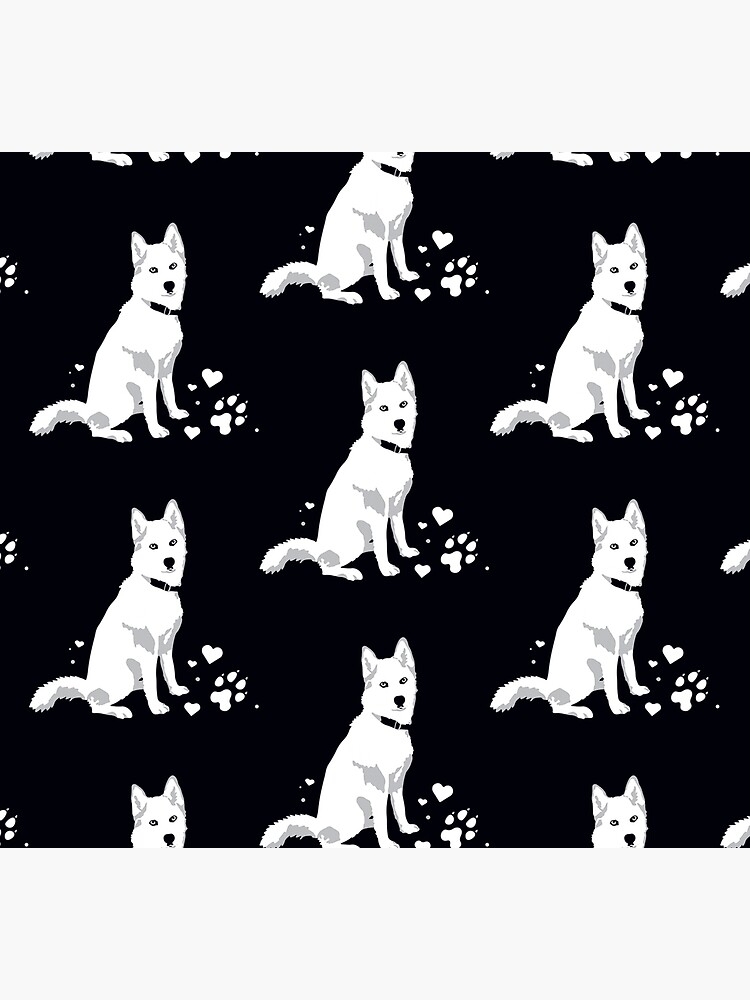 Cute white Siberian Husky sweet white Snow dog Socks sold by Issy ...