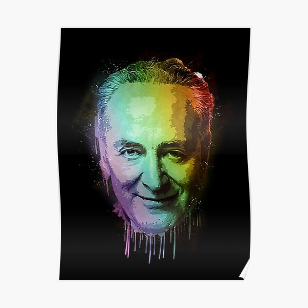 Póster «Chuck Schumer Urban Grunge Pintura Arco Iris Espectro» de ...