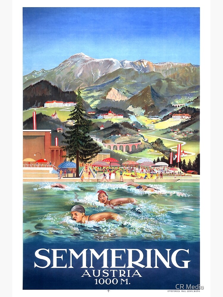 "Semmering Austria Vintage Poster 1928" Poster for Sale by ...