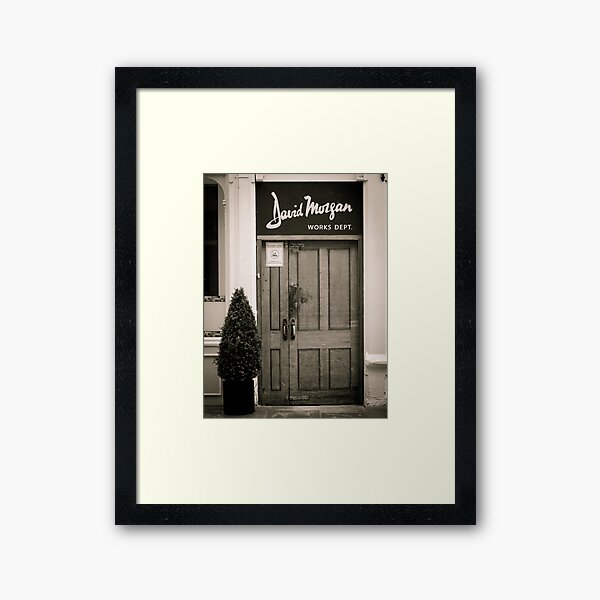 "David Morgan, Cardiff" Framed Art Print for Sale by Jimardee | Redbubble