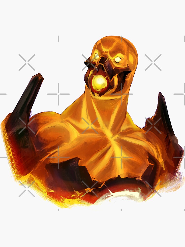 "Blaze Head Minimal" Sticker for Sale by Shinobi23 | Redbubble