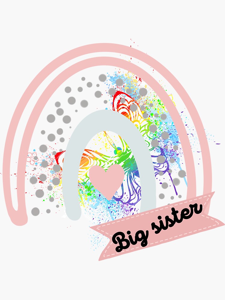 "Big sister " Sticker for Sale by Nuch-krasang | Redbubble