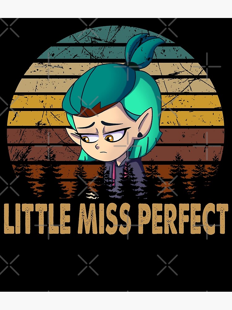 Lámina metálica «Little Miss Perfect - Animación de la casa de artes ...