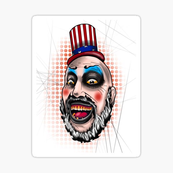 "Captain Spaulding" Sticker for Sale by quinbrady24 | Redbubble