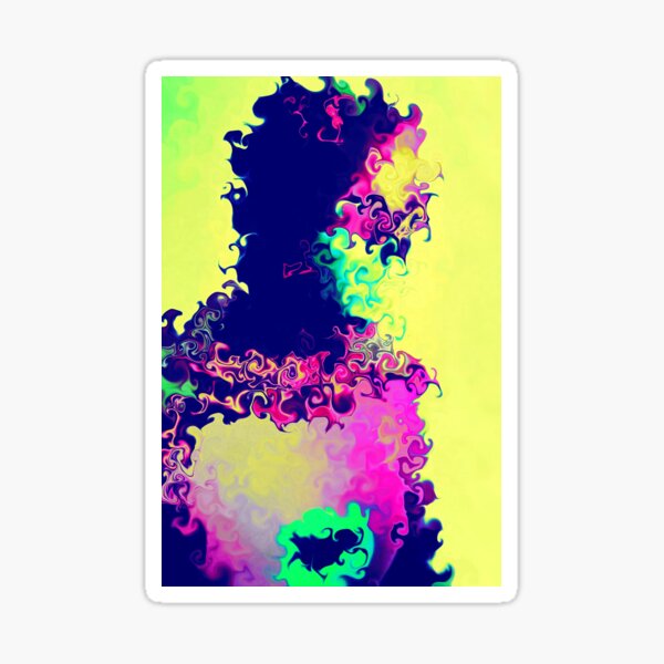 "Abstract 60s hero " Sticker by GEAimages | Redbubble