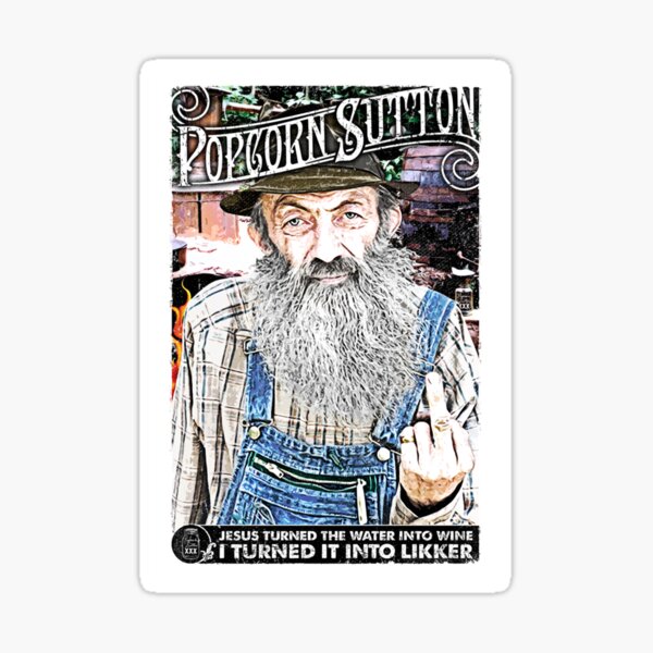 "Moonshine Popcorn Sutton T-Shirts Gift For Fans, For Men and Women ...