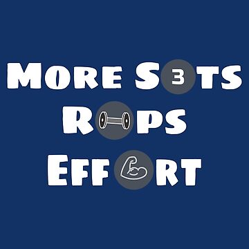 "Personal Trainer More Sets Reps And Effort Health And Fitness" Sticker ...