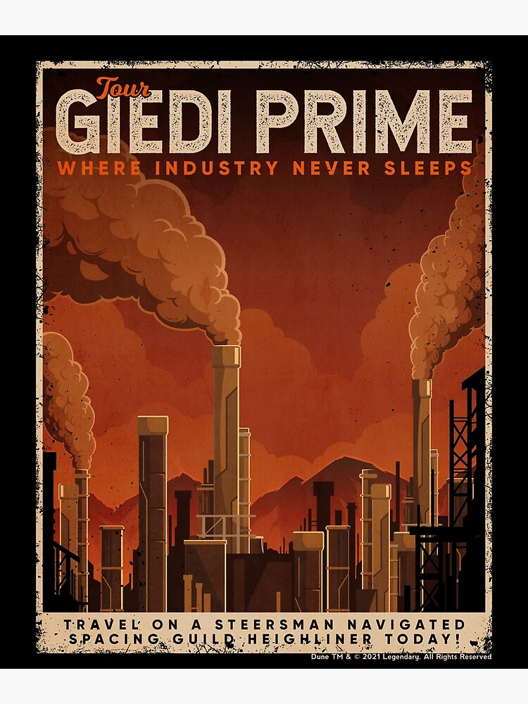 "Giedi Prime Retro Vintage Tourism Decal" Poster for Sale by B-Cubed ...