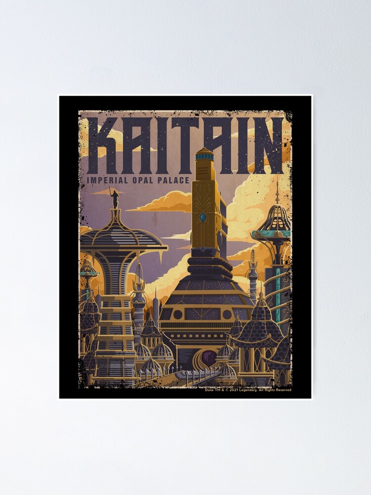 "Kaitain Retro Vintage Tourismus Aufkleber" Poster von B-Cubed-Shirts ...