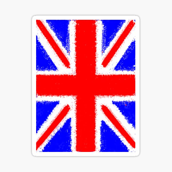 "British Flag" Sticker by clairedoherty | Redbubble