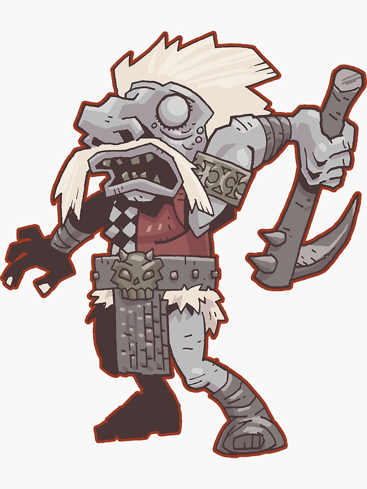 "Raving Derro" Sticker for Sale by kylehunter | Redbubble