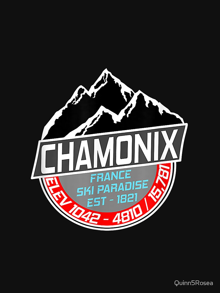 "Ski Chamonix T Shirt Mont Blanc France Skiing Paradise" T-shirt for ...