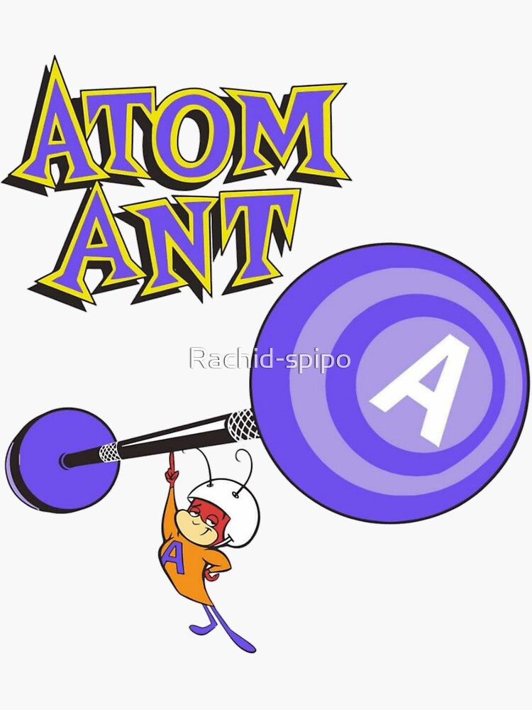 "Copy of Atom Ant children cartoon " Sticker for Sale by Rachid-spipo ...