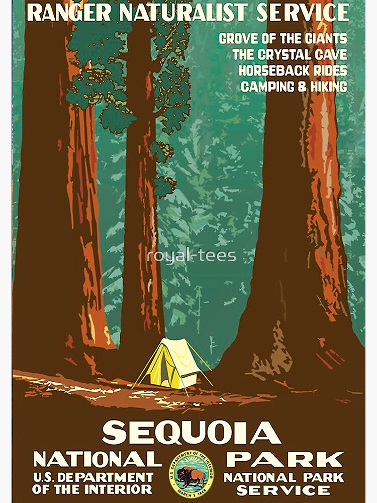 "Sequoia National Park Tourism Poster" Poster for Sale by royal-tees ...