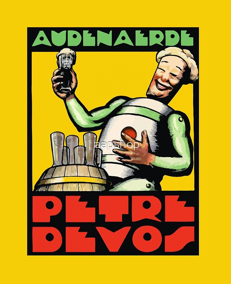 iPad-Hülle & Skin for Sale mit "1930er Jahre Audenaerde Petre-Devos Belgisches Bier Werbung ...