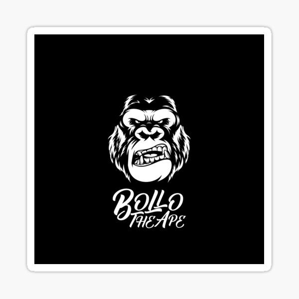 "Bollo The Ape" Sticker by BolloOfficial | Redbubble