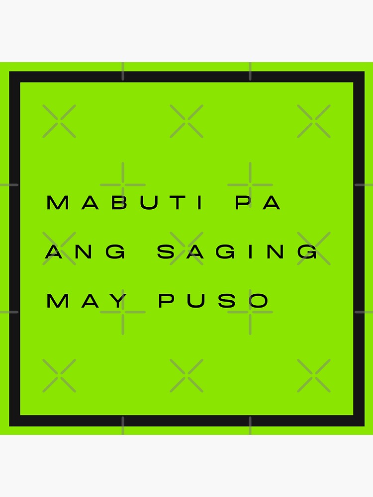 "Funny or Painful Filipino Hugot Line - Saging (Banana) " Sticker for ...