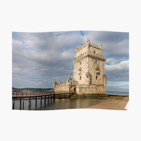 "The tower of Belem" Poster for Sale by pietrofoto | Redbubble