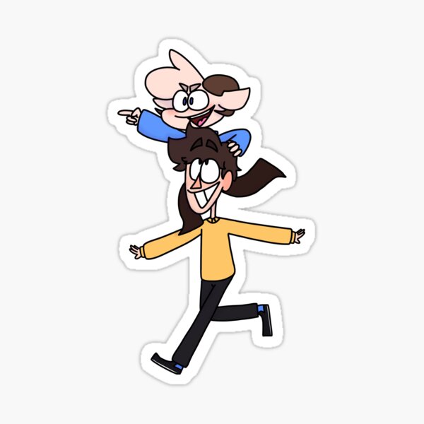 "Sweater Boys Schlatt & Wilbur " Sticker for Sale by readykk | Redbubble
