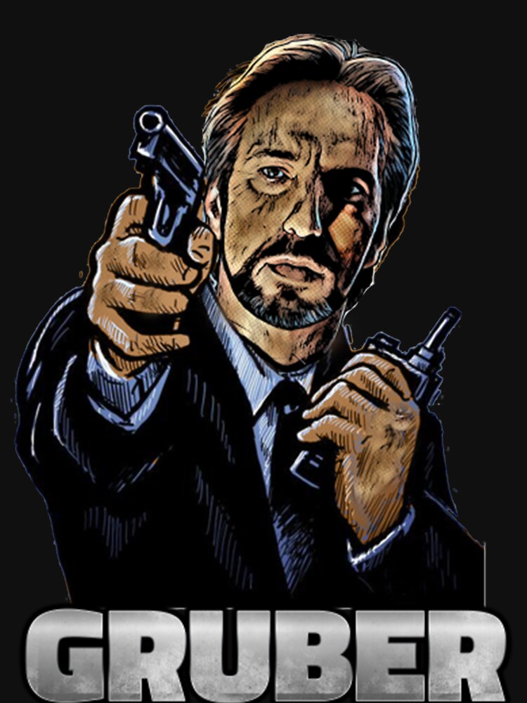 "Hans Gruber Hans Gruber " Classic T-Shirt for Sale by CekaTovi | Redbubble