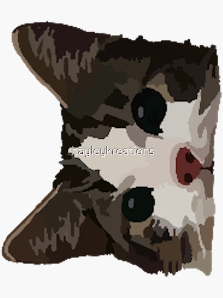 "Cat Creeping" Sticker by hayleykreations | Redbubble