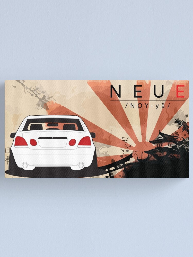 "Lexus GS300 / Toyota Aristo Japanese Rising Sun" Canvas Print by ...
