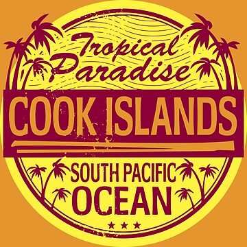 "Cook Islands" Sticker for Sale by studio838 | Redbubble