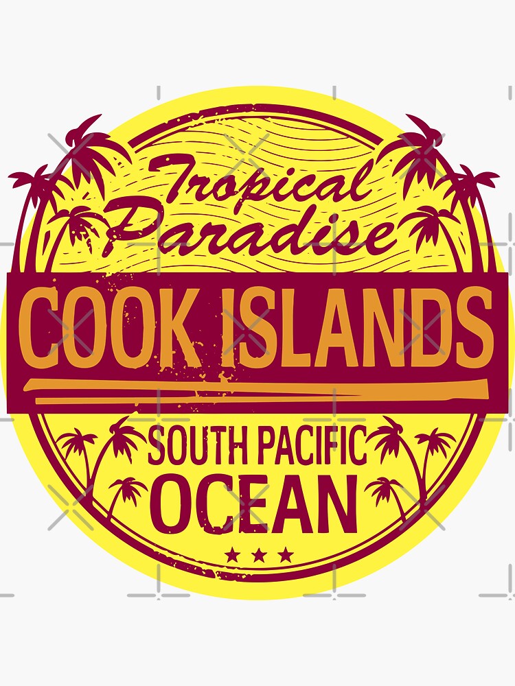 "Cook Islands" Sticker for Sale by studio838 | Redbubble