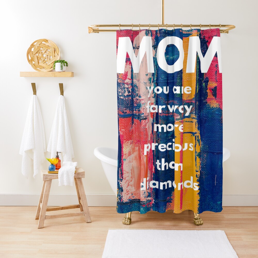 Happy Mothers Day Mothers Day Mom Shower Curtain For Sale By