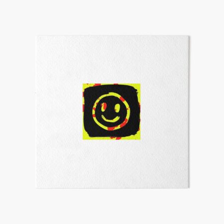 "punk smiley face " Art Board Print by propheticdirt | Redbubble