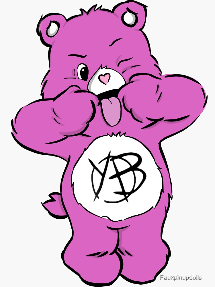 "Yungblud bear 1" Sticker for Sale by Fauxpinupdolls | Redbubble