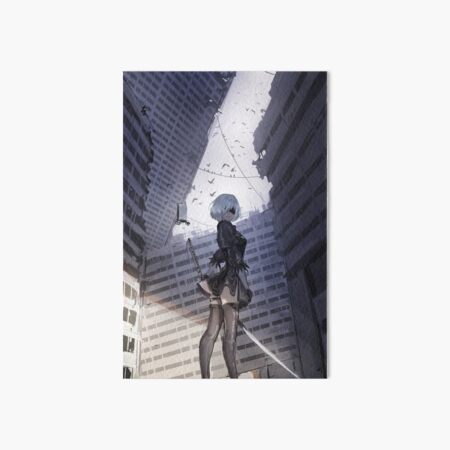 "2B - Nier:Automata" Art Board Print by BeeRyeCrafts | Redbubble