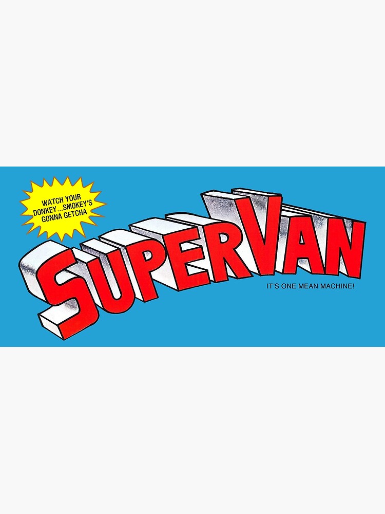 "Supervan" Art Print for Sale by bswiders | Redbubble