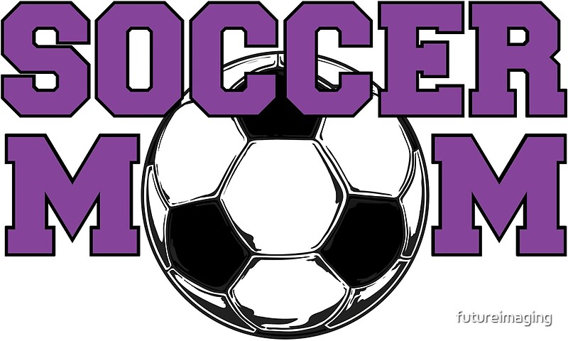 "Soccer Mom in Purple" by futureimaging | Redbubble
