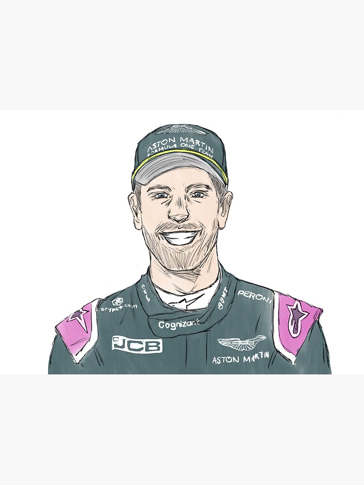 "Sebastian Vettel" Sticker for Sale by eriq416 | Redbubble
