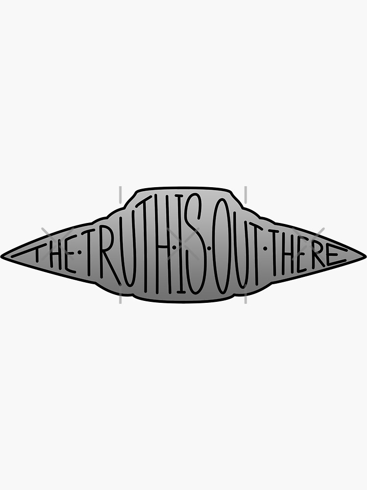 "the truth" Sticker by halfabubble | Redbubble