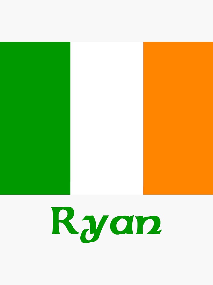 "Ryan Irish Flag" Sticker by IrishArms | Redbubble